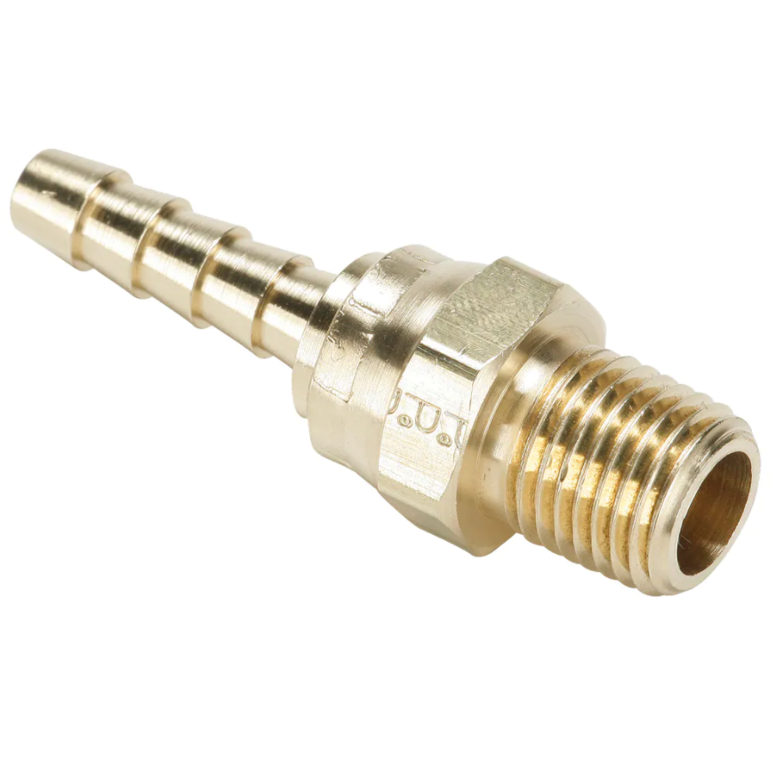Conexion Parker Laton Espiga de 1/2 pulg. X Macho NPT de 1/2 pulg. gir Conexion Parker Laton Espiga de 1/2 pulg. X Macho NPT de 1/2 pulg. gir