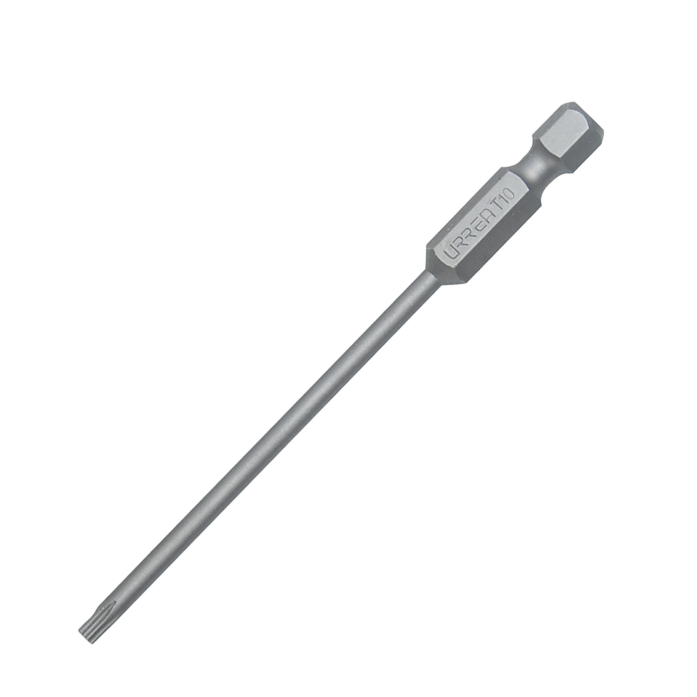 Punta de Poder Torx Urrea de Acero Punta T10 Hexagonal 1/4 pulg. Longi