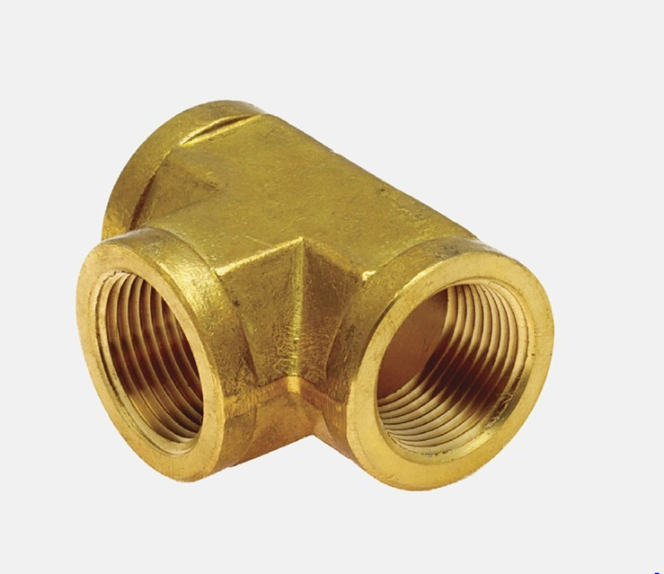 Conexion Tee Union Covalca de Bronce Hembra NPT de 1/2 pulg. X Hembra