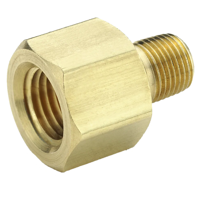 Conexion adaptador Parker Laton Hembra NPT de 3/8 pulg. X Macho NPT de