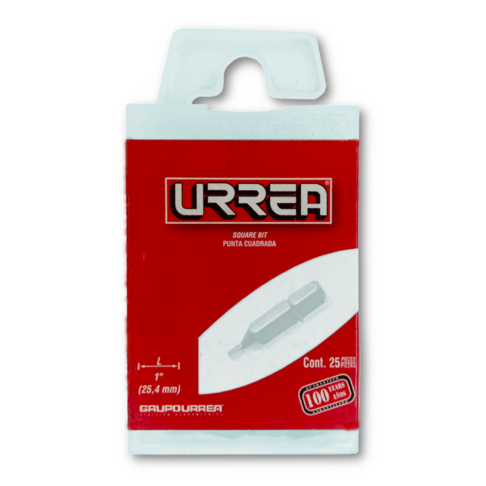 Punta Urrea de Acero Torx T8 Hexagonal 1/4 pulg. Longitud de 1 pulg.